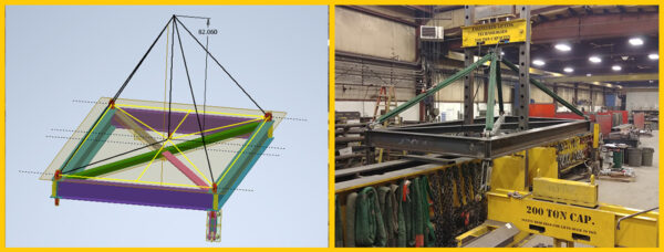 Custom Four Point Lifting Beam Project | Engineered Lifting Technologies